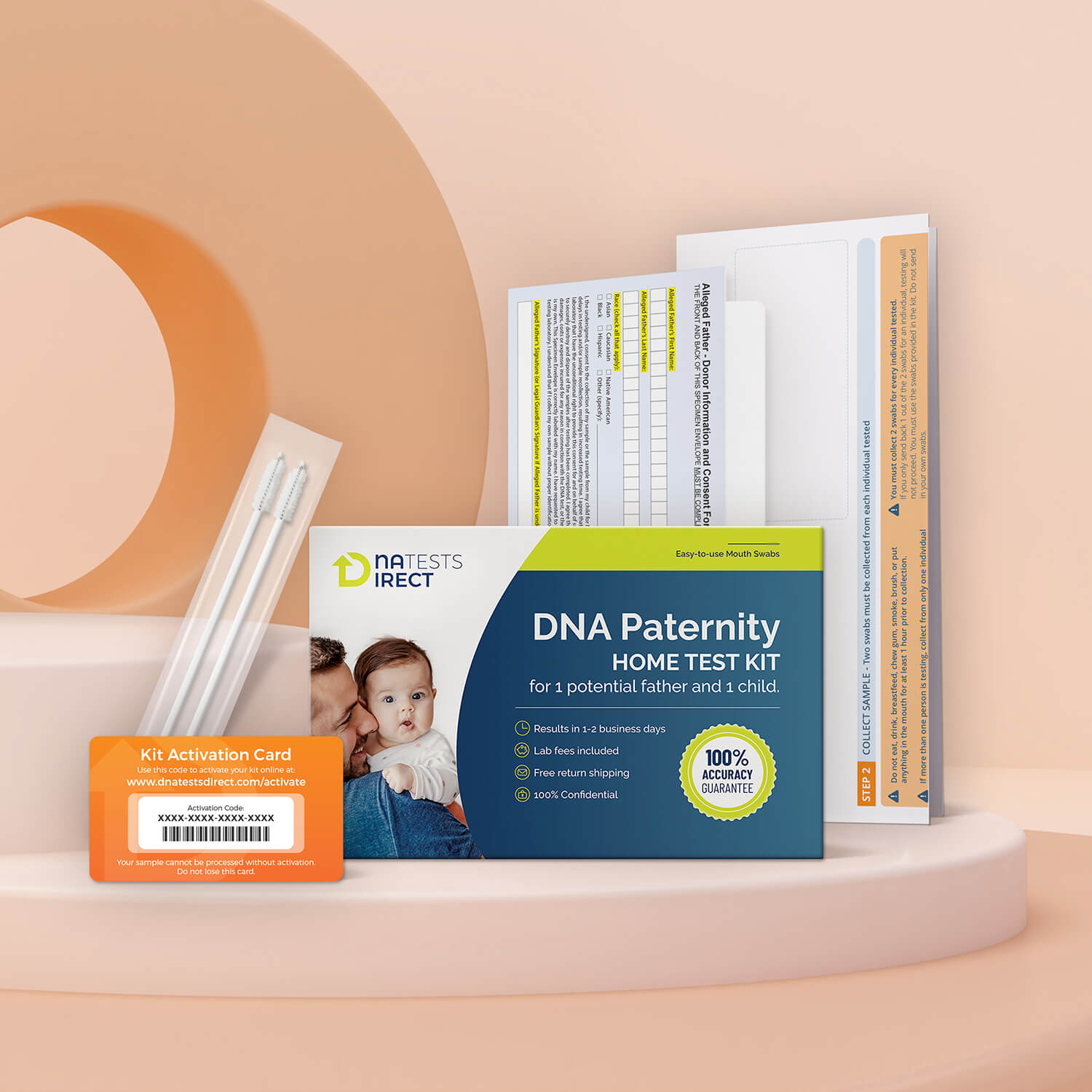 Digital Junction Box Home DNA Paternity Test Kit By Identigene - 100% ...